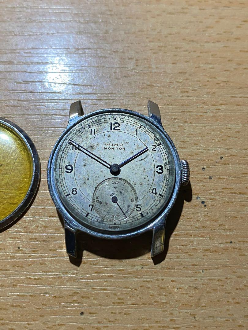 1940s Swiss Mimo Monitor watch, Men's Fashion, Watches & Accessories ...