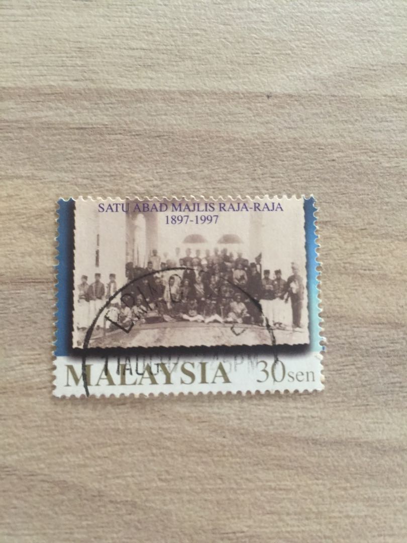 30sen Malaysia Stamp - Satu Abad Majlis Raja-Raja 1897-1997, Hobbies ...