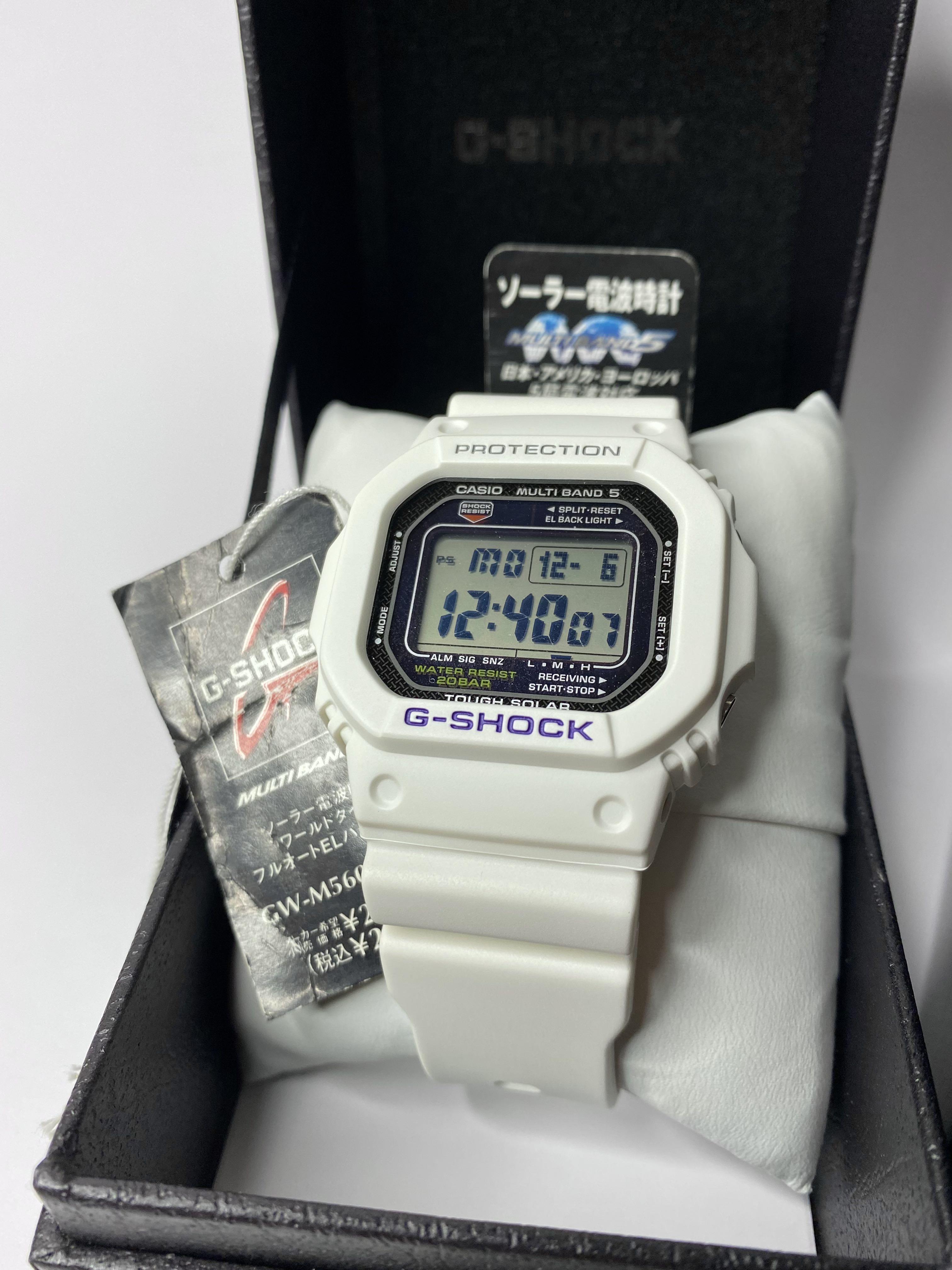 全新日版 Casio G-shock GW-M5600A-7, 男裝, 手錶及配件, 手錶 - Carousell