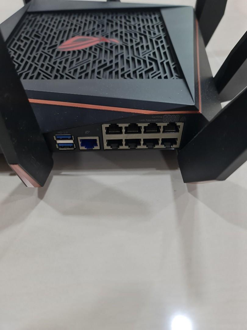 Asus rog GT-AC5300 router, Computers & Tech, Parts & Accessories ...