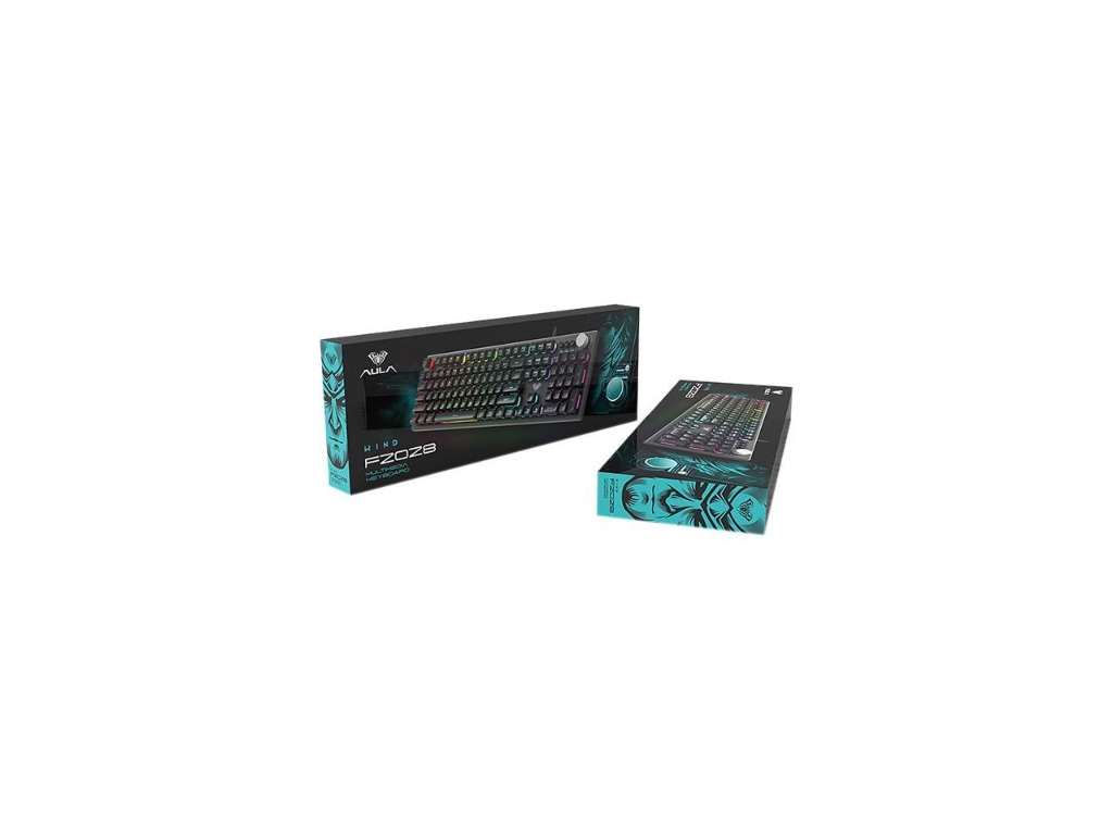 Aula F2028 Gaming Membrane Gaming Keyboard Mechanical Feel, 104 Keys ...