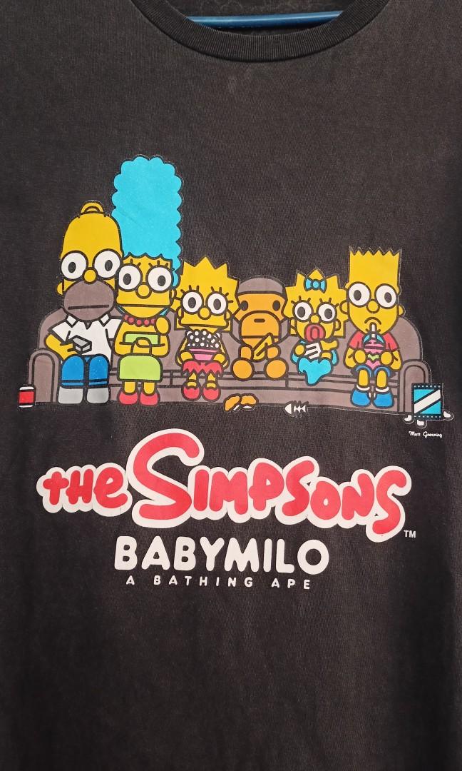 Bape x The Simpsons (Vintage tee), Men's Fashion, Tops & Sets, Tshirts ...