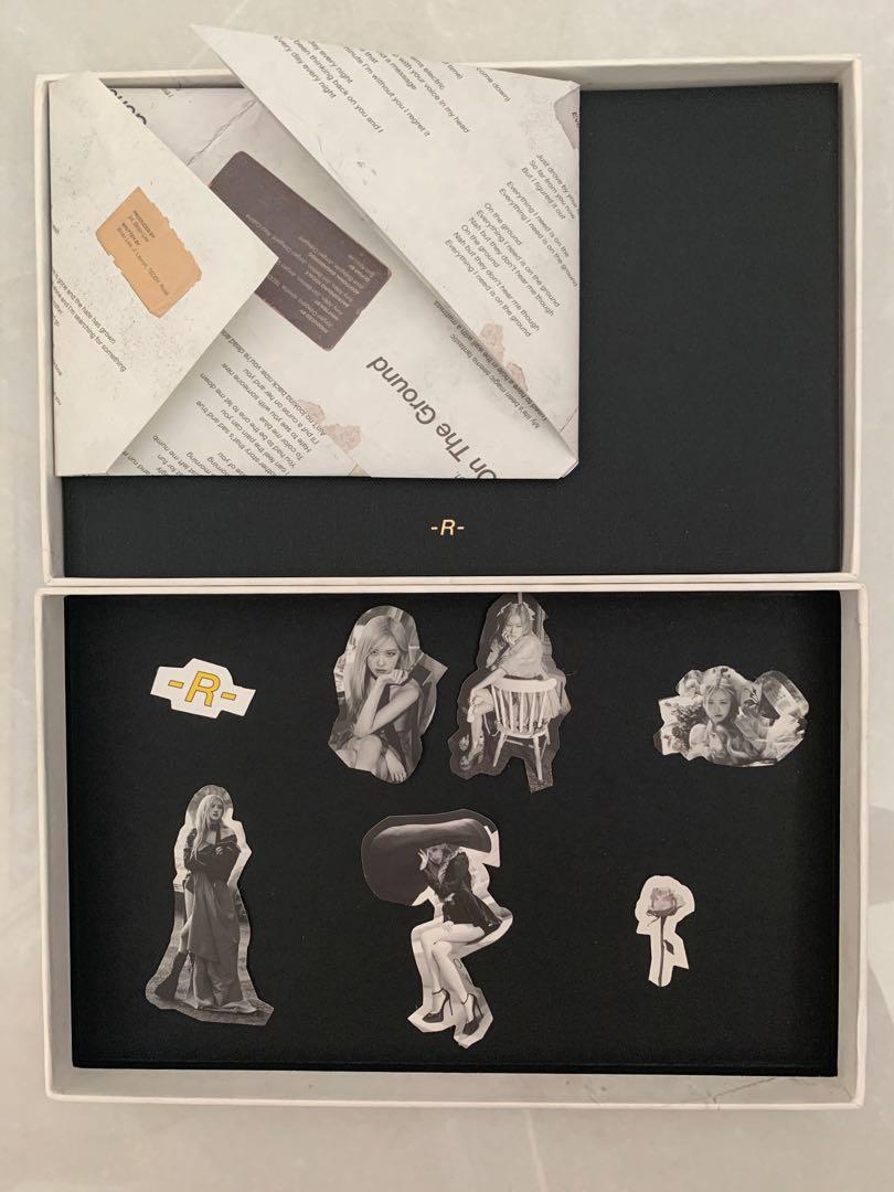 BLACKPINK ROSE -R- solo album on the ground unsealed, Hobbies & Toys ...