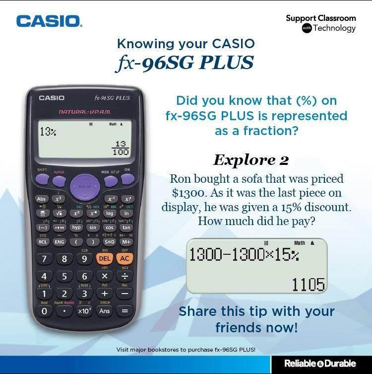 Casio Scientific Calculator FX- 96SG PLUS ($7), Mobile Phones & Gadgets ...