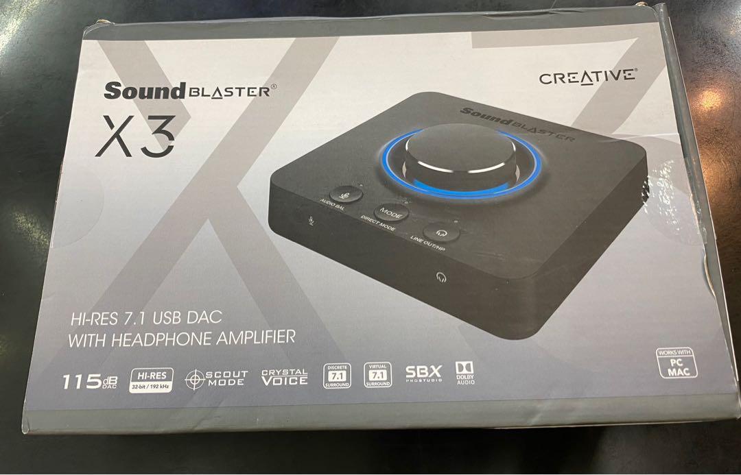 Creative Sound Blaster X3 Multi-purpose Desktop Amplifier with 7.1 ...