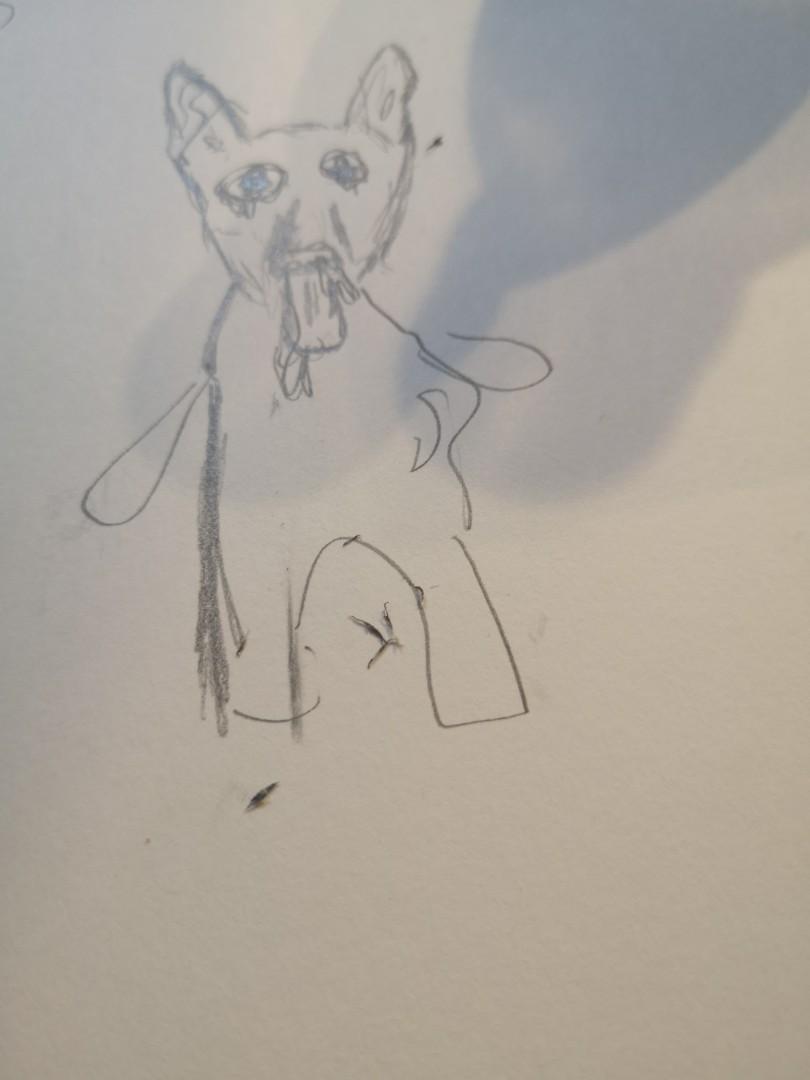 Cursed /ugly drawing ♡, Hobbies & Toys, Stationery & Craft, Art ...