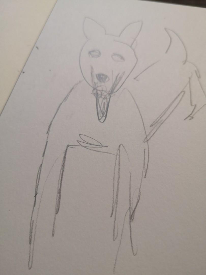 Cursed /ugly drawing ♡, Hobbies & Toys, Stationery & Craft, Art ...