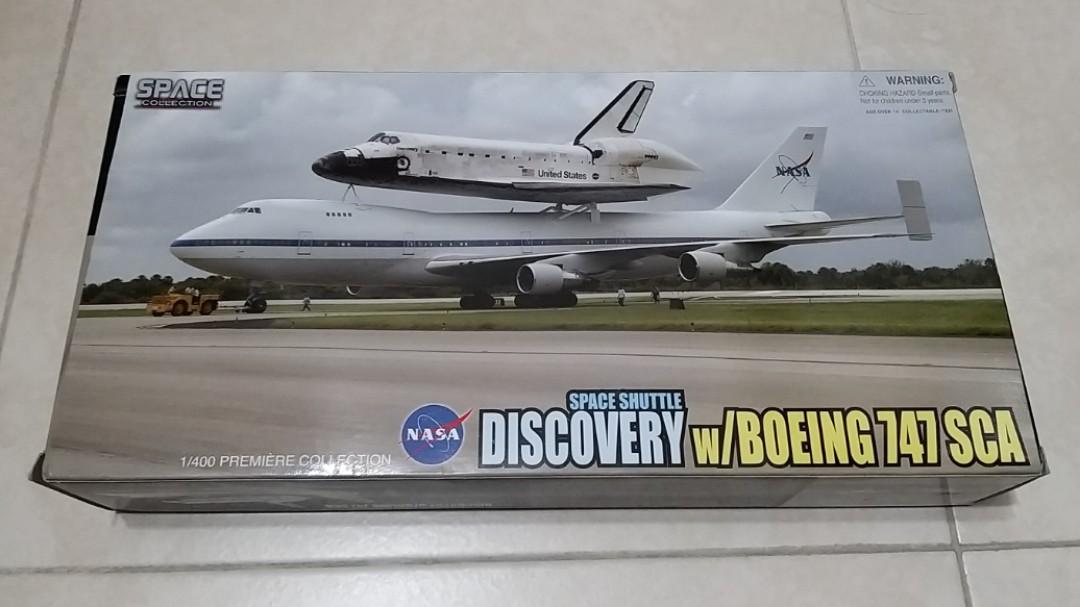 代友放售絕版Dragon威龍1/400 nasa space shuttle discovery w/boeing 747 sca合金飛機 ...