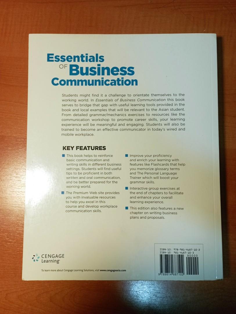 Essentials of Business Communication Textbook Third Edition, Hobbies ...