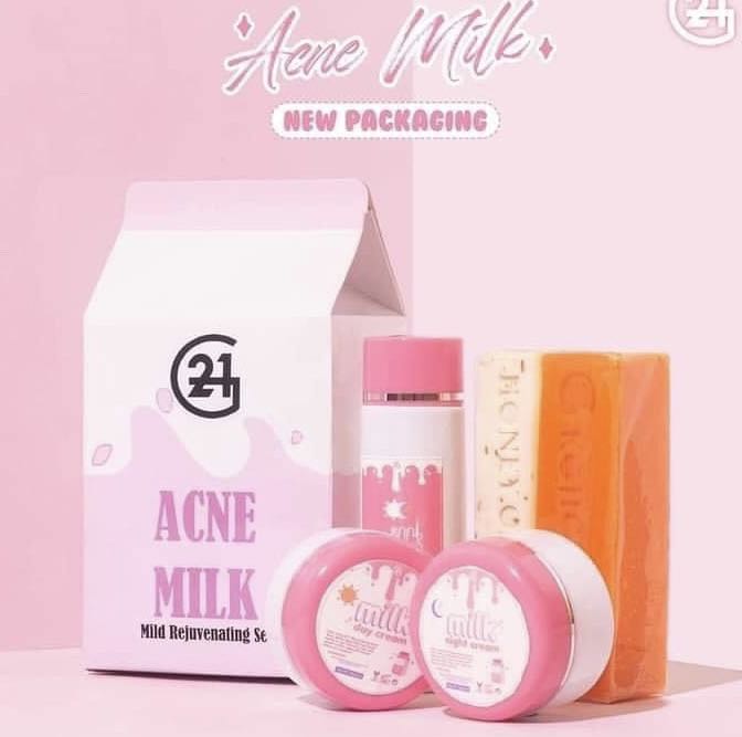 G21 Acne Milk Mild Rejuvenating Set, Beauty & Personal Care, Face, Face ...
