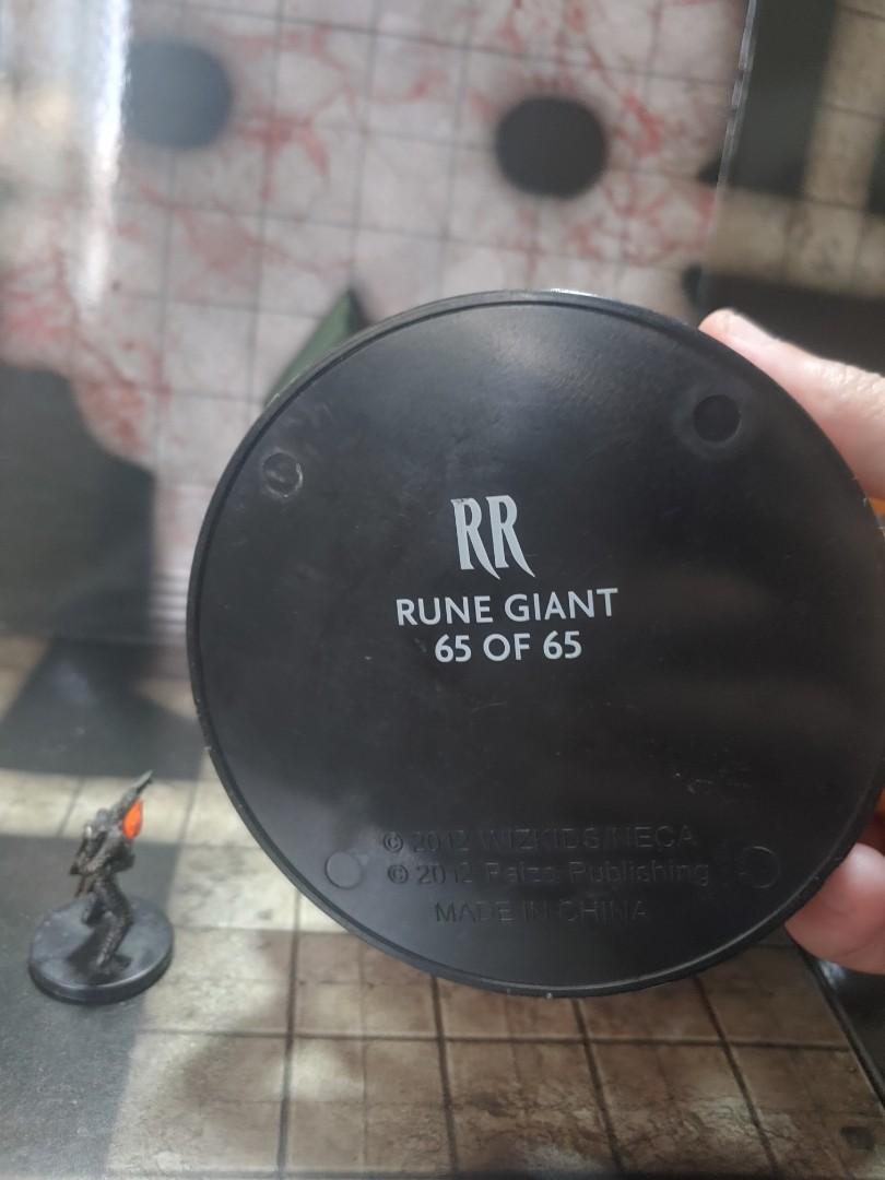 Gargantuan Rune Giant Dnd/Pathfinder, Hobbies & Toys, Toys & Games on ...