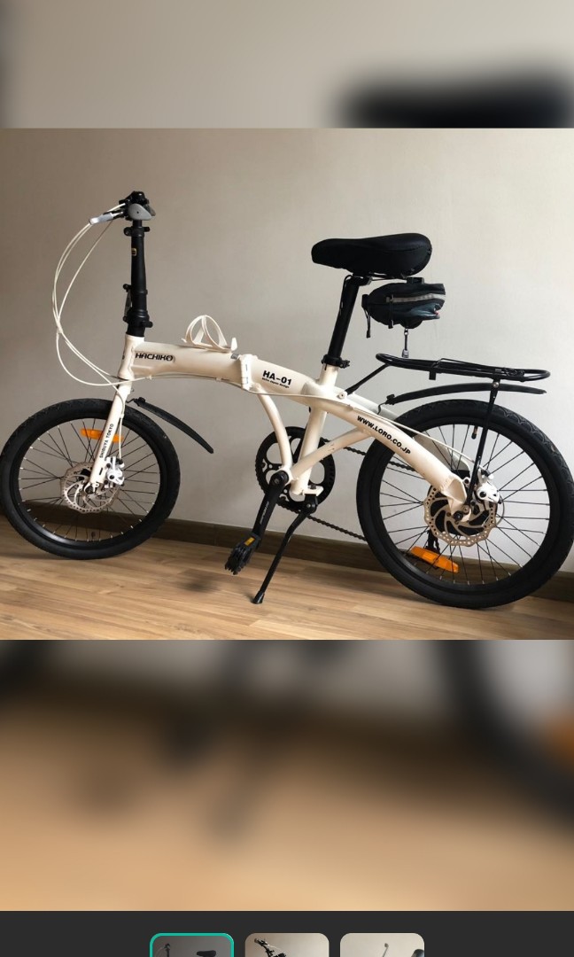 Hachiko Japan foldable bike, Sports Equipment, Bicycles & Parts, Bicycles on Carousell