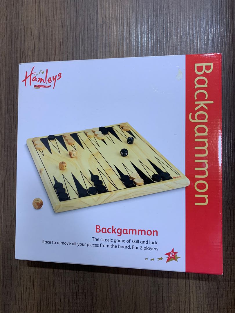 Hamleys wooden Backgammon set - brand new!, Hobbies & Toys, Toys ...