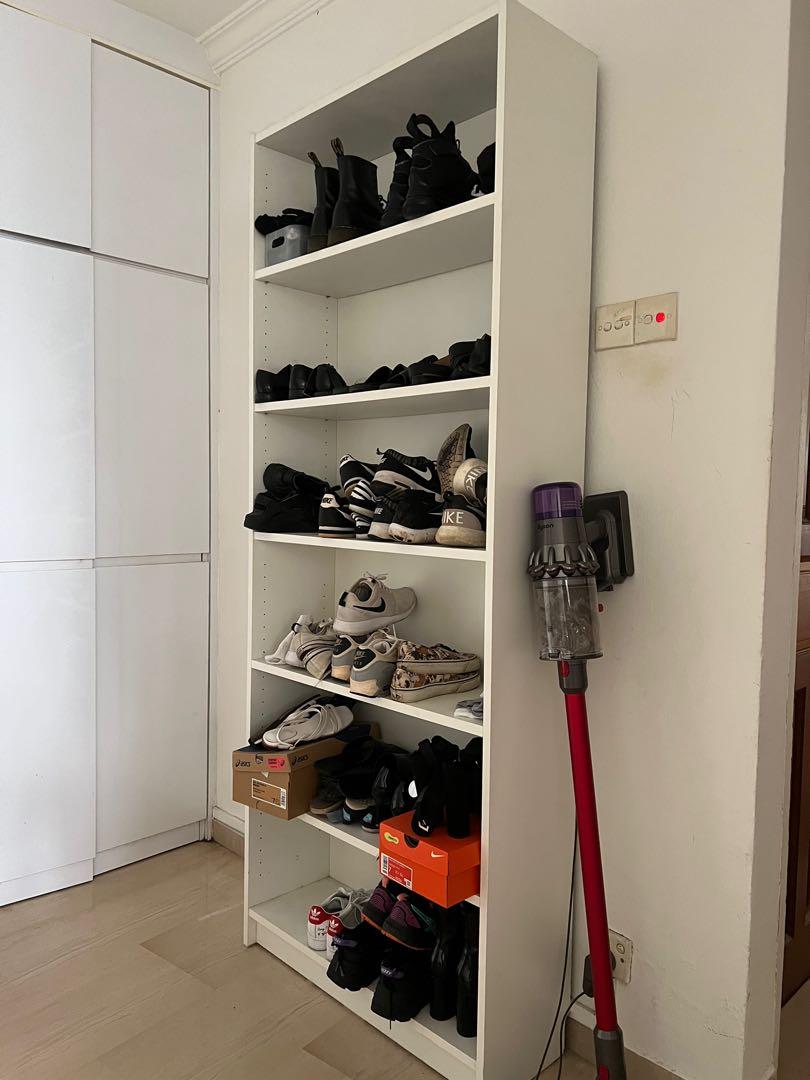 IKEA BILLY rack in white, Furniture & Home Living, Furniture, Shelves ...