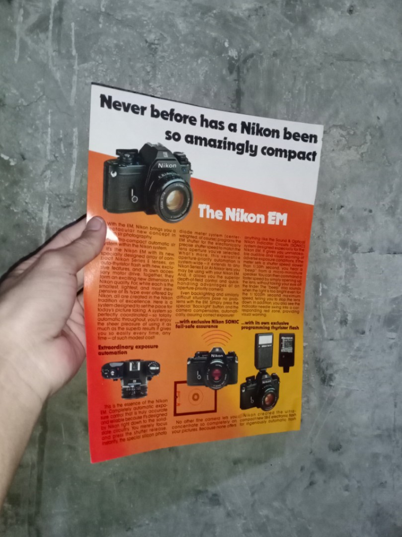 Iklan Jadul Kamera Nikon, Fotografi di Carousell