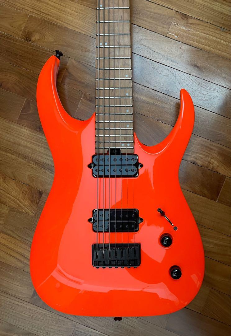 Jackson Pro Series Signature Misha Mansoor Juggernaut HT7 - Neon Orange ...