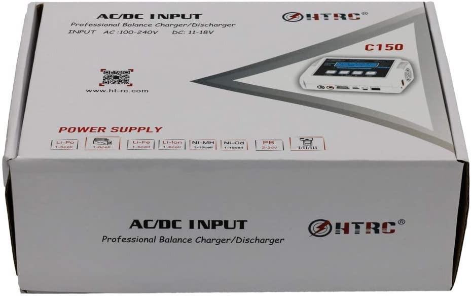 (JB217) HTRC C150 LiPo Charger 1-6S RC Battery Balance Charger Discharger 150W 10A AC/DC for ...