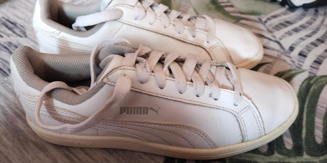 Kasut kanak2 puma all white, Babies & Kids, Babies & Kids Fashion on ...