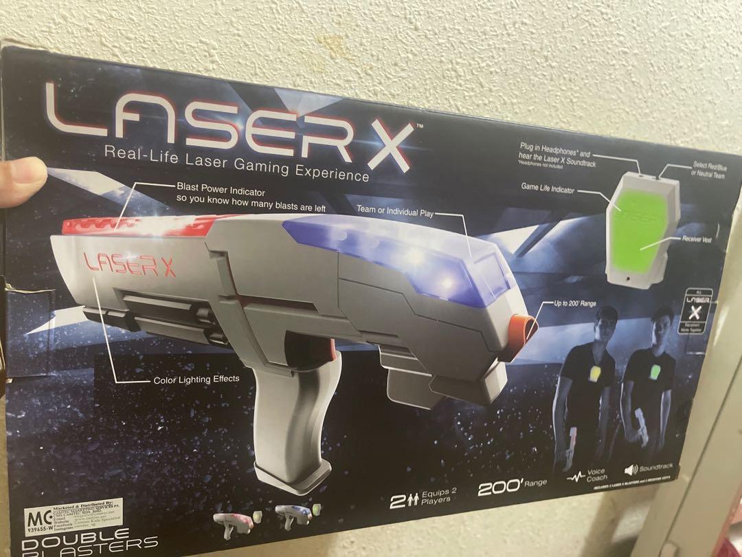 Laser X guns (2 players), Hobbies & Toys, Toys & Games on Carousell