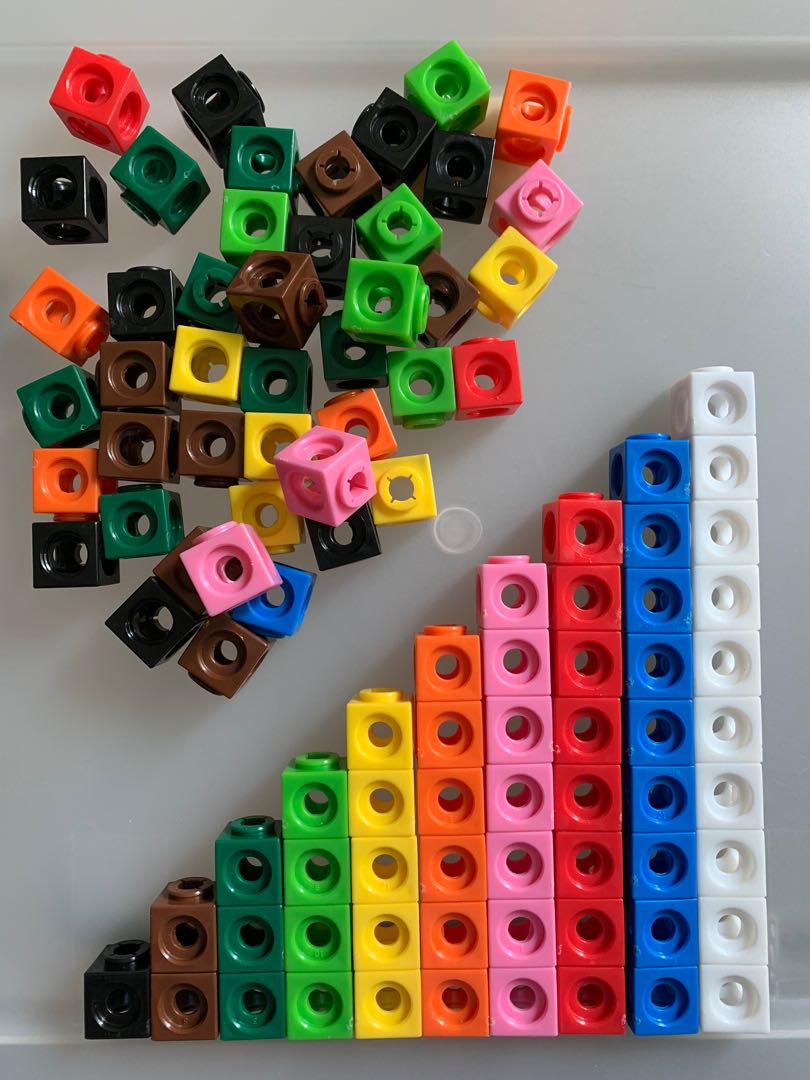 Learning Resources MathLink® Cubes, Hobbies & Toys, Toys & Games on ...