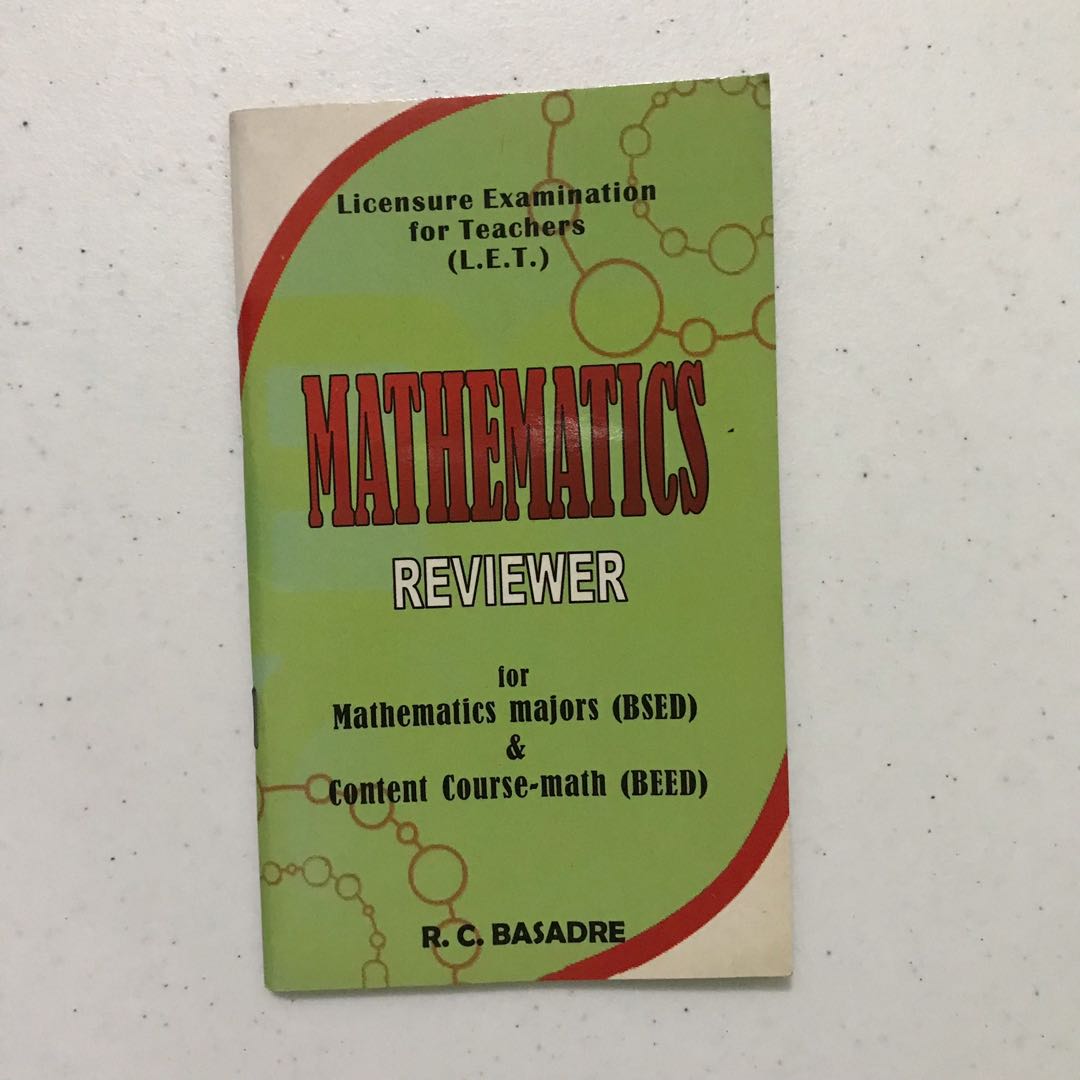 L.E.T. Mathematics Reviewer - R.C. Basadre, Hobbies & Toys, Books ...