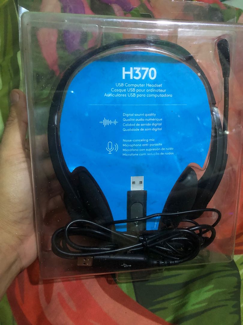 Logitech h370 pc headset, Audio, Headphones & Headsets on Carousell