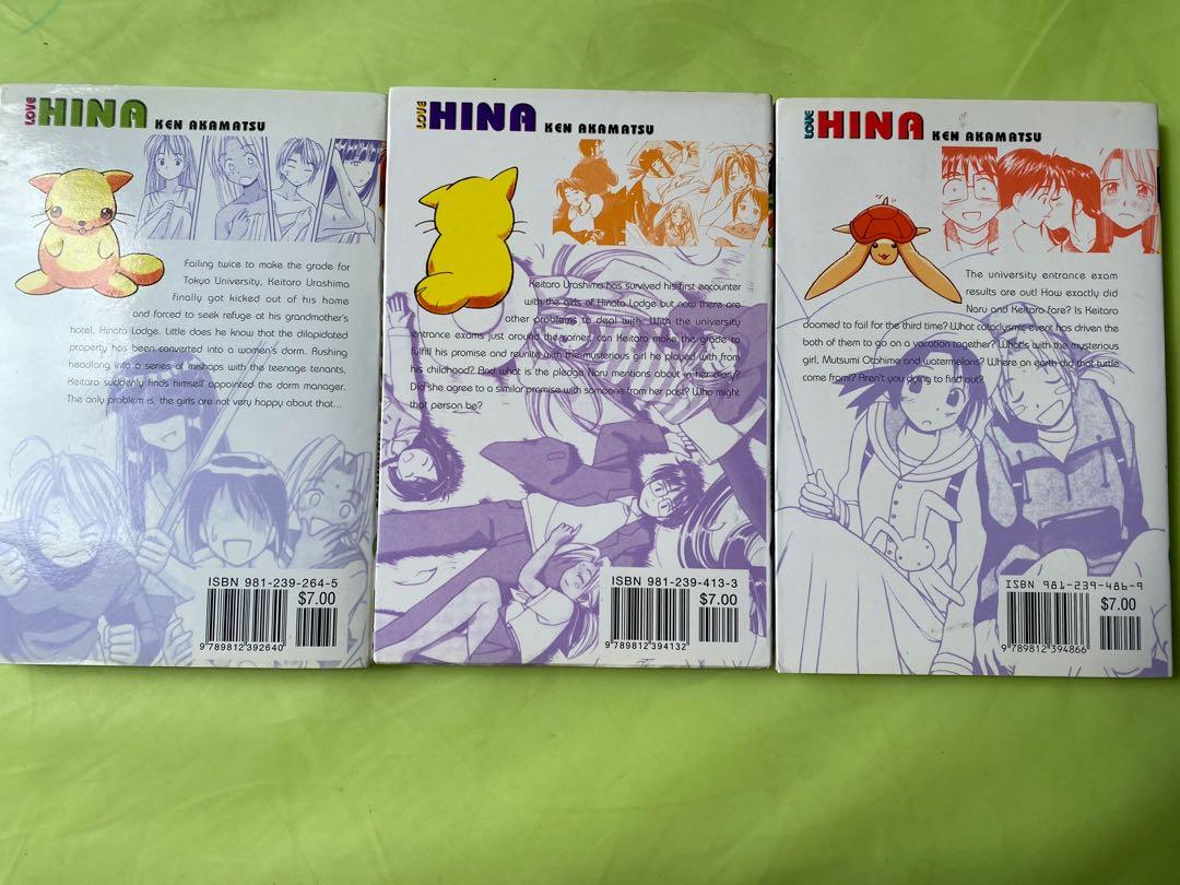 Love Hina by Ken Akamatsu (Vol. 1-3), Hobbies & Toys, Books & Magazines ...