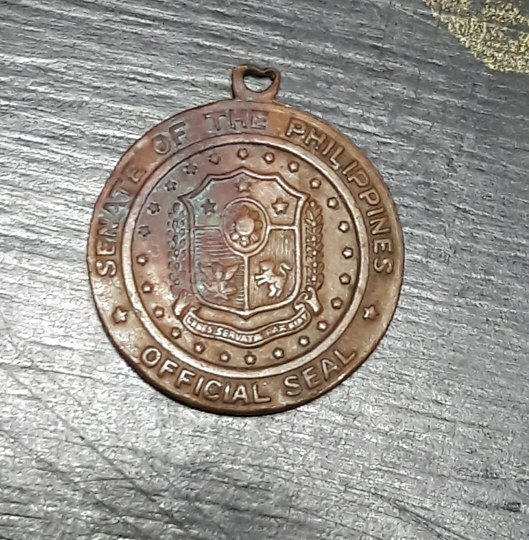marcos medal senate of the phillipines official seal, Hobbies & Toys ...