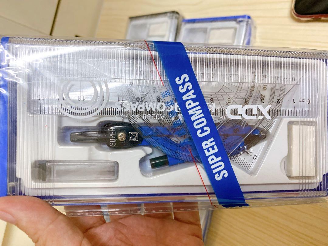 Maths instrument set, Hobbies & Toys, Stationery & Craft, Stationery ...