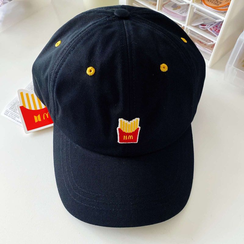 Mcdo x BTS Logo Cap, Men's Fashion, Watches & Accessories, Caps & Hats ...