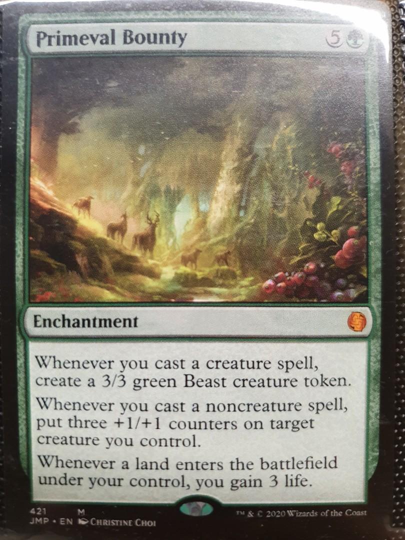 MTG Primeval Bounty, Hobbies & Toys, Toys & Games on Carousell