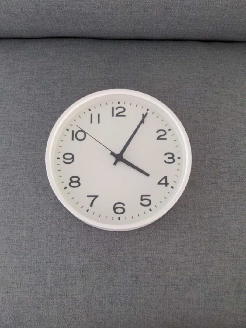 Muji clock, Furniture & Home Living, Home Decor, Clocks on Carousell
