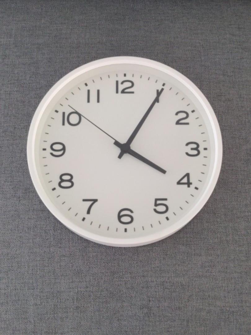 Muji clock, Furniture & Home Living, Home Decor, Clocks on Carousell