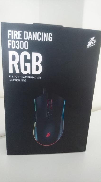 [NEW] 1st Player Fire Dancing FD300 RGB E-Sport Gaming Mouse, Computers ...