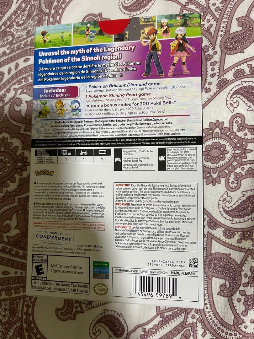 New Pokemon Double Pack - Nintendo Switch, Video Gaming, Video Games ...