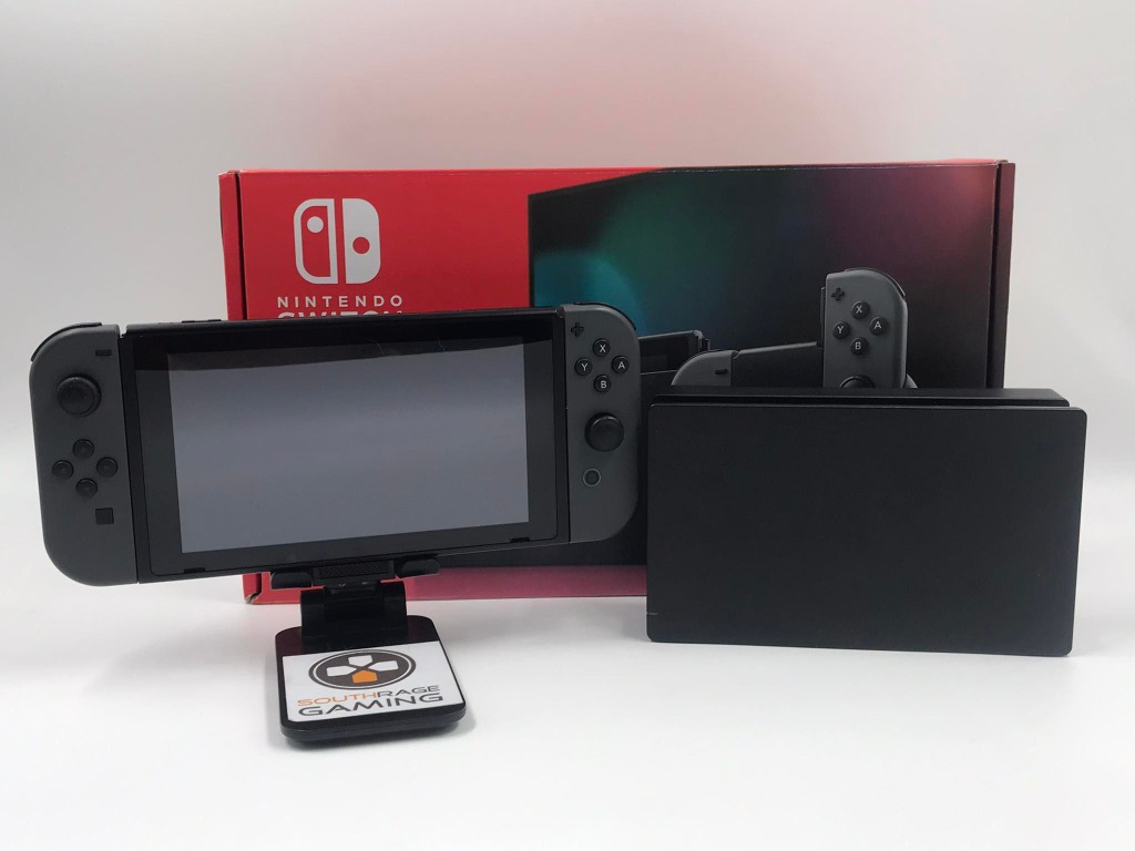 Nintendo Switch Unit V2 (Grey), Video Gaming, Video Game Consoles ...