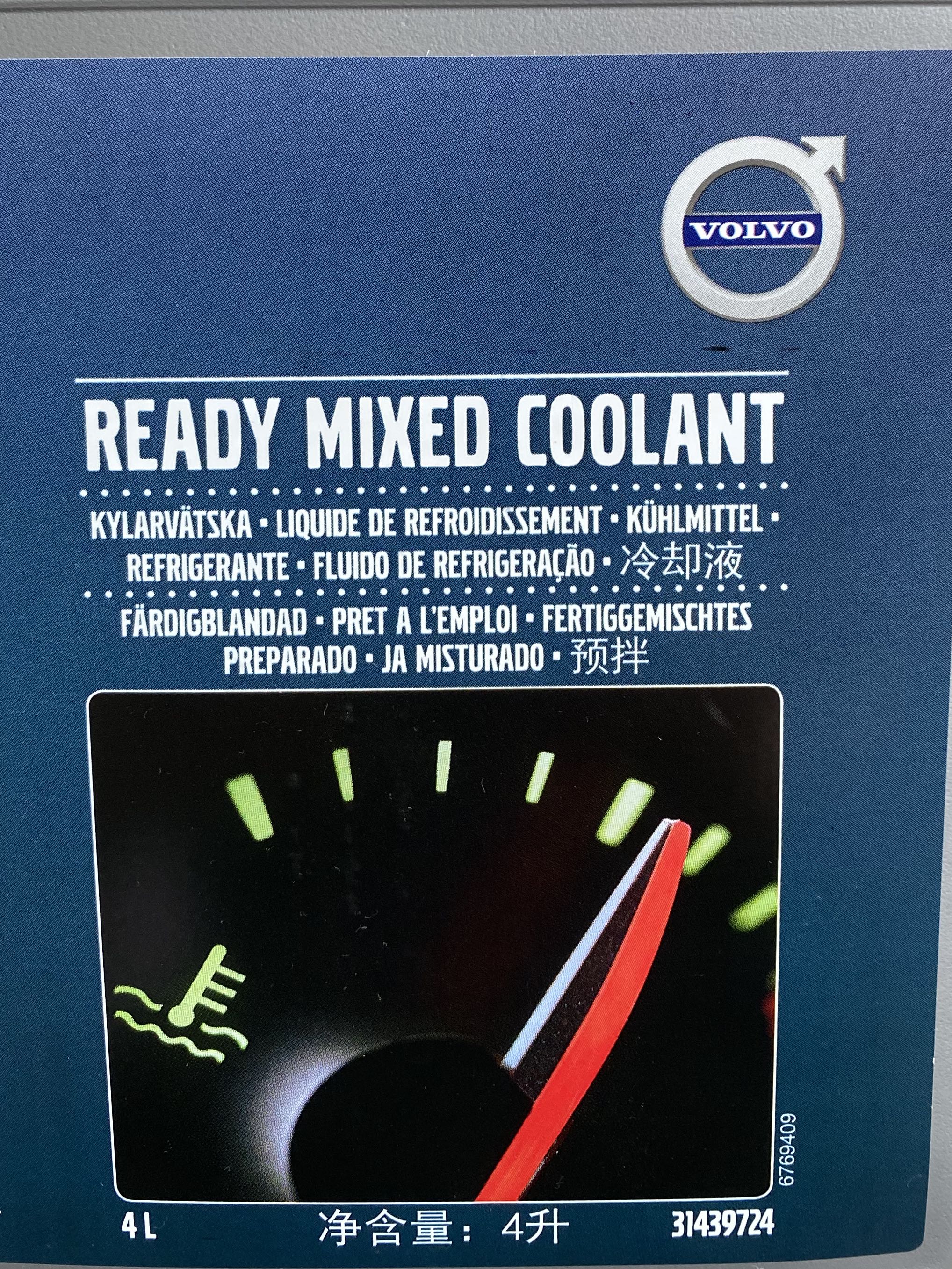 Original Volvo Coolant 4L, Car Accessories, Car Workshops & Services on ...