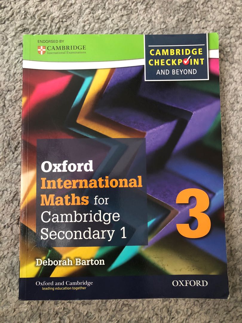 Oxford International Maths for Cambridge Secondary 1, Hobbies & Toys ...