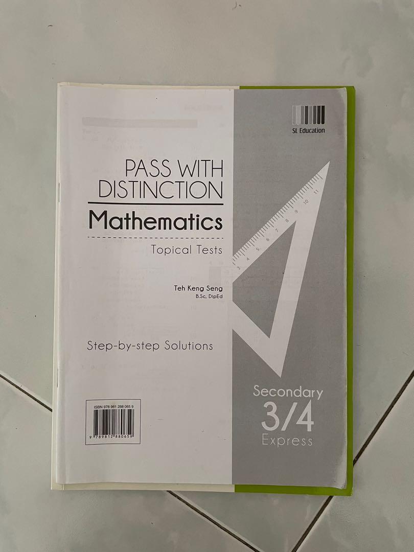 Pass With Distinction Mathematics Topical Test, Hobbies & Toys, Books ...
