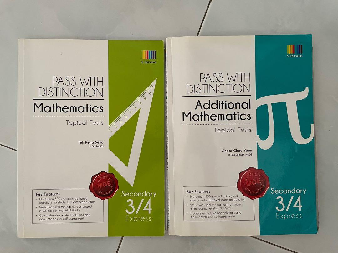 Pass With Distinction Mathematics Topical Test, Hobbies & Toys, Books ...