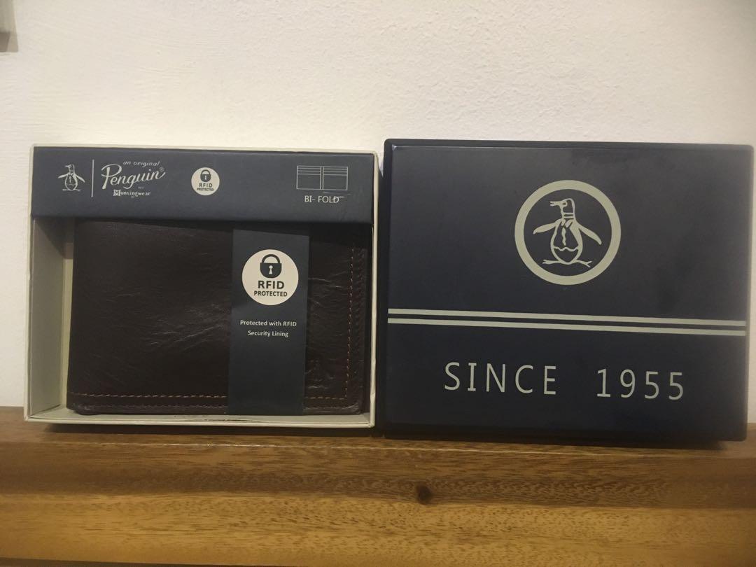 Penguin Bi-fold Wallet RFID Protected, Men's Fashion, Watches ...