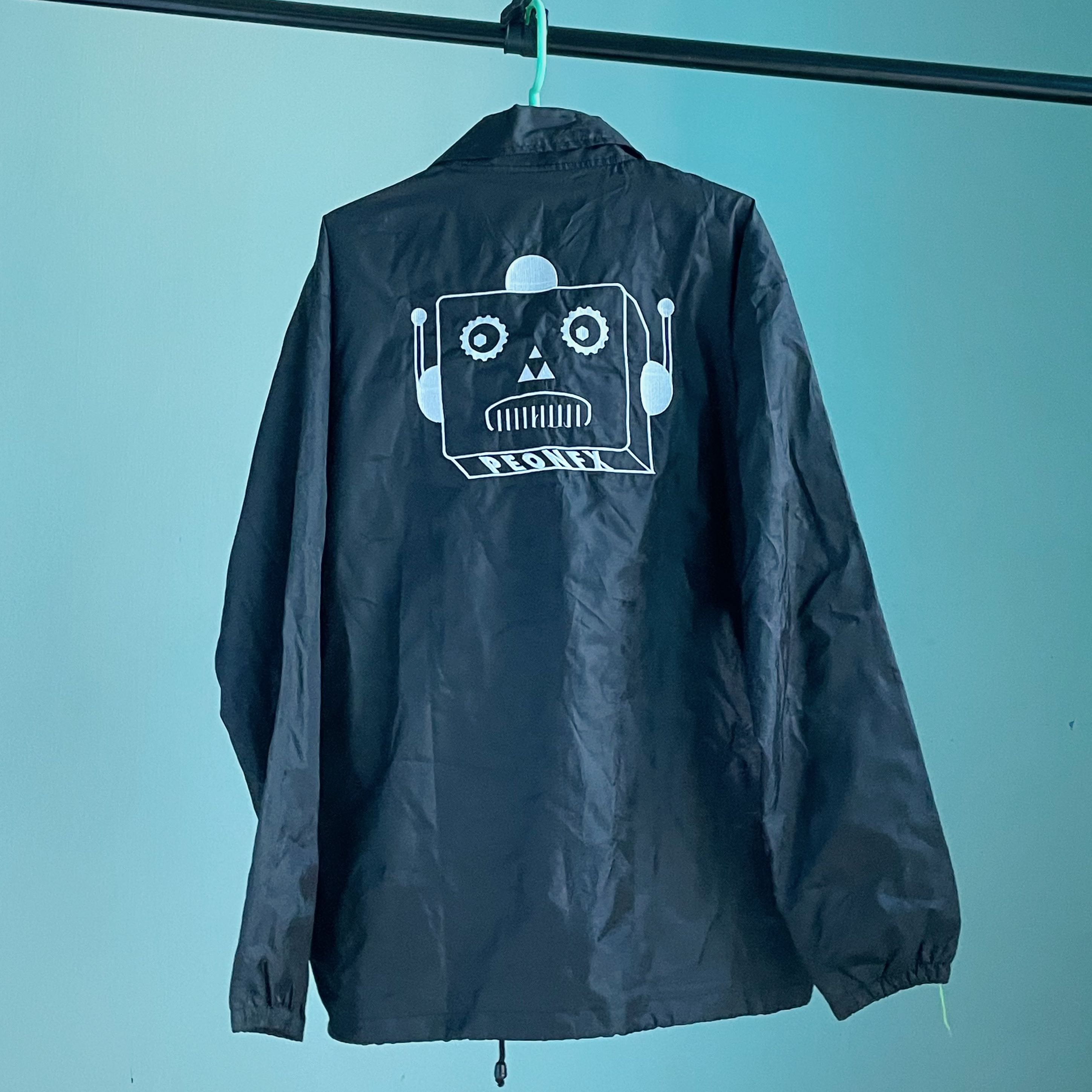 Peonfx Black Robot Jacket, Men's Fashion, Coats, Jackets and Outerwear ...