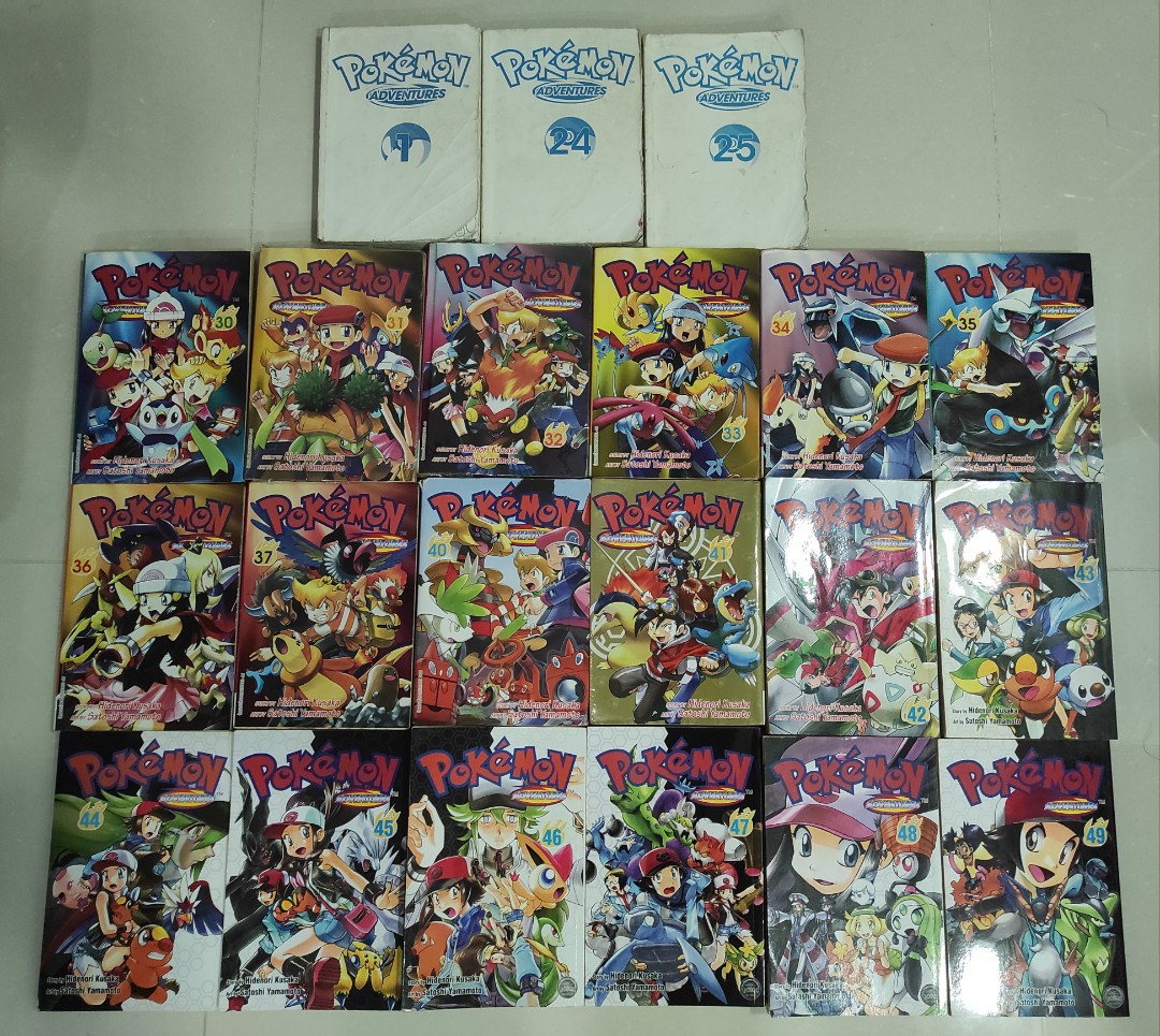 Pokemon Adventures Manga, Hobbies & Toys, Memorabilia & Collectibles, J ...