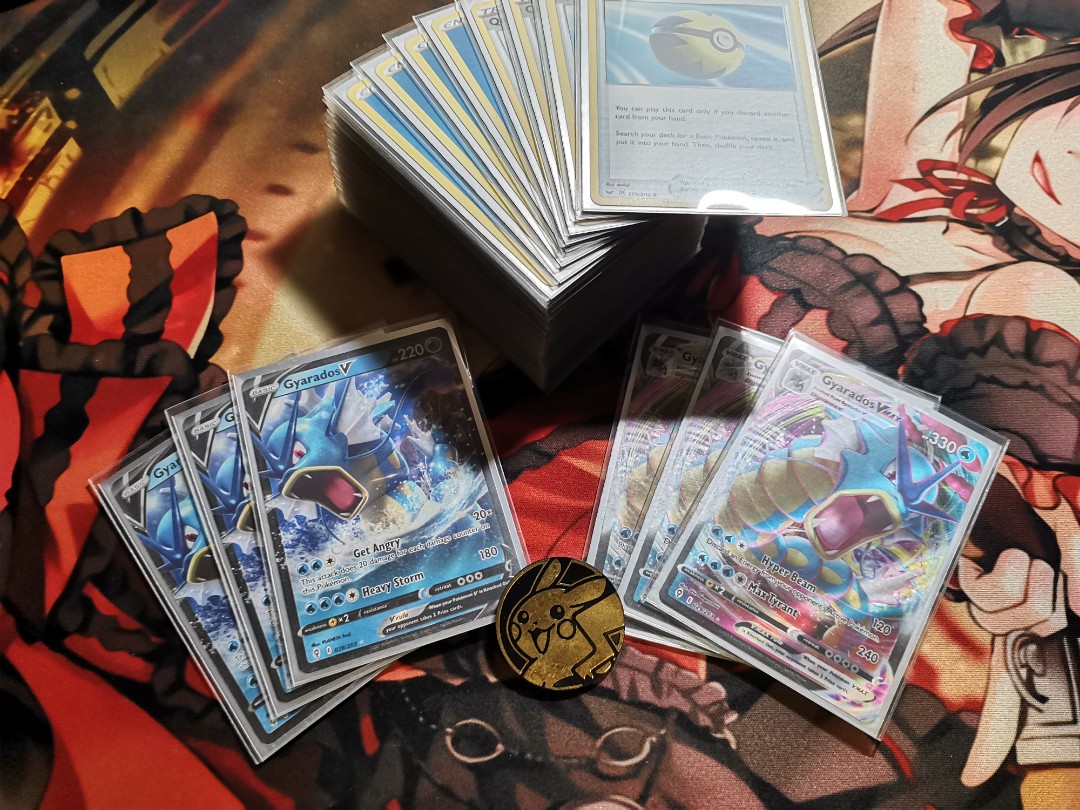 pokemon deck gyarados v max deck pokemon v pokemon v max, Hobbies ...
