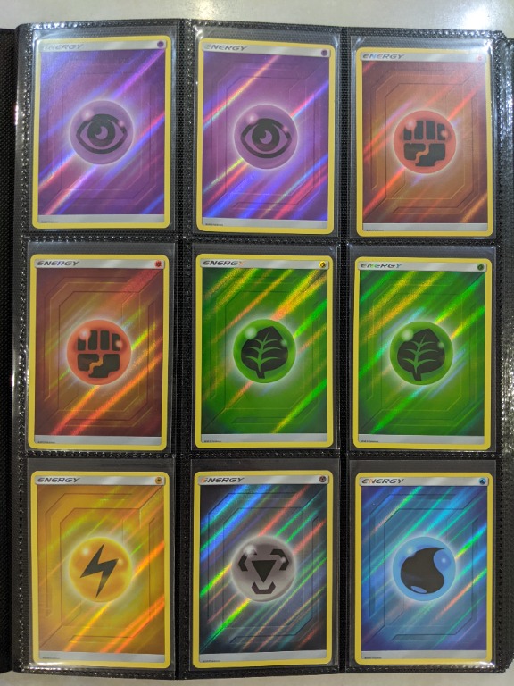 Pokémon TCG Holographic Rare Energy Cards, Hobbies & Toys, Toys & Games ...