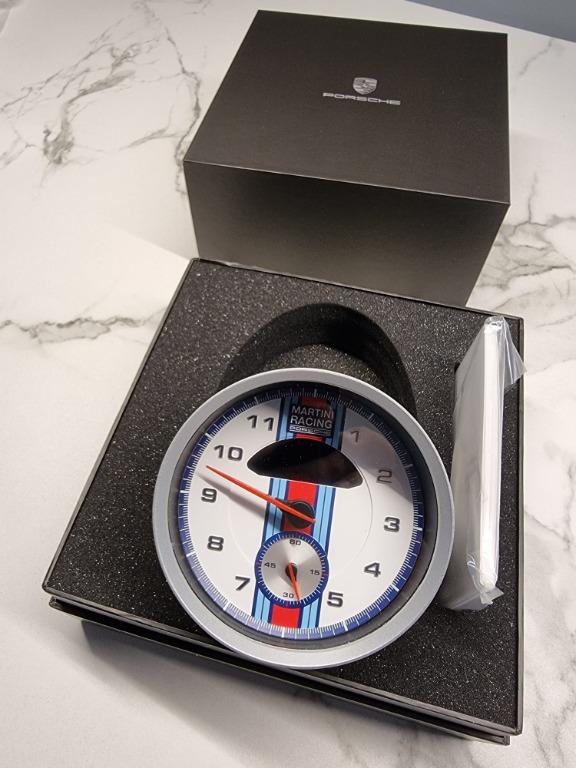 Porsche Desk Clock - Martini Racing, Luxury, Watches on Carousell