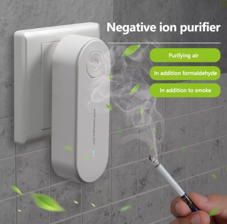 Portable Air Purifier Anion Purification Mini Air Freshener Ionizer ...