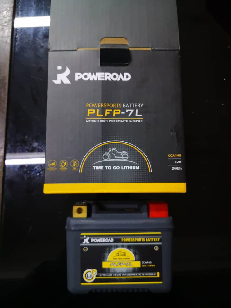 Poweroad lithium battery, Motorcycles, Motorcycle Accessories on Carousell