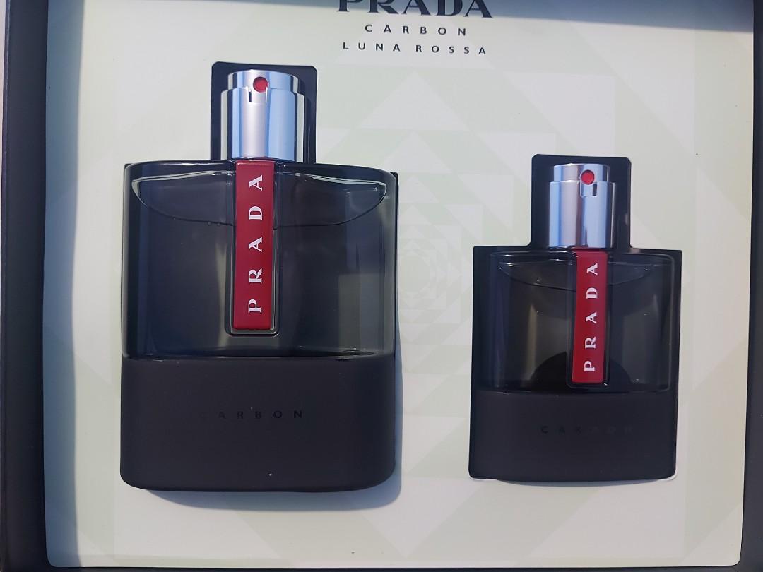 prada carbon coffret set 150+50, Beauty & Personal Care, Fragrance ...