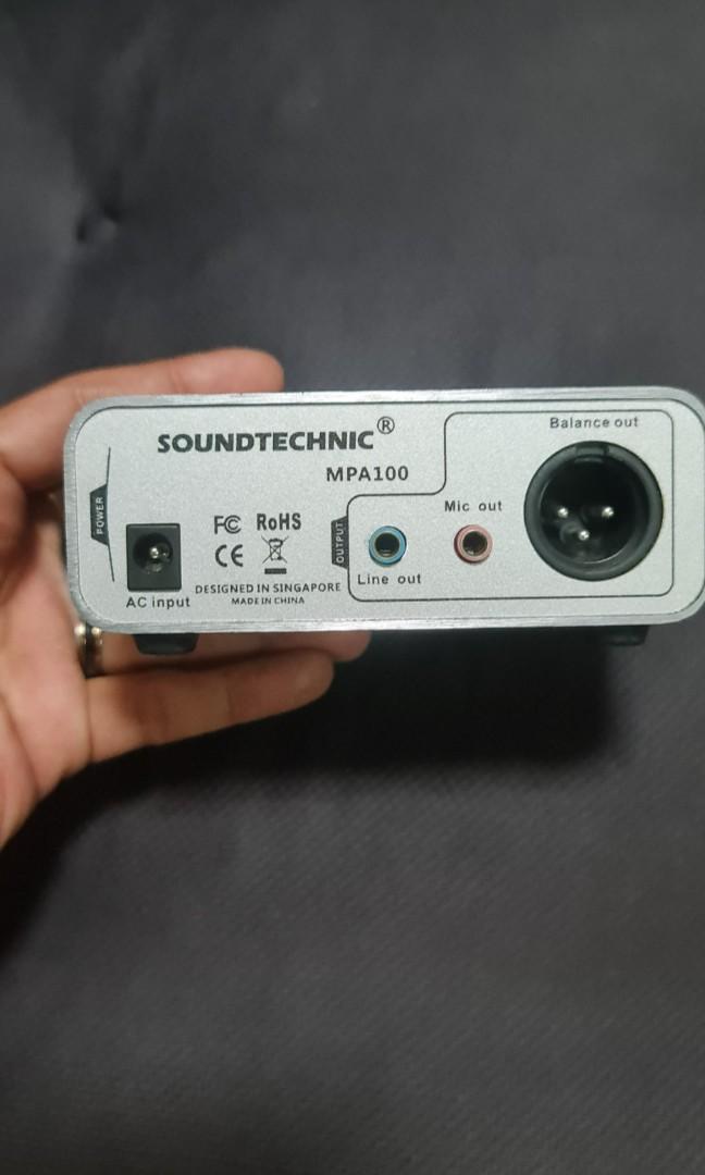 Preamp SoundTechnic MPA100, Audio, Other Audio Equipment on Carousell